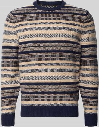 Barbour Pullover aus Wolle mit Rundhalsausschnitt