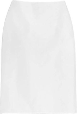 Jil Sander Femme, Jupes, Blanc, Taille: 42 FR Technical Faille Skirt