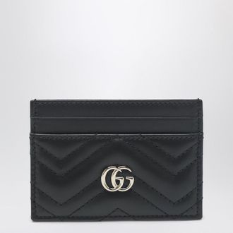 Gucci GG Marmont card holder black/gold