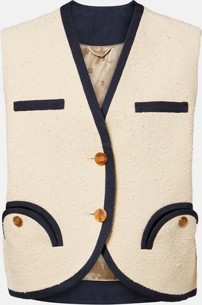 Blaz&eacute; Milano Blaz&eacute; Milano Gilet Gliss en coton m&eacute;lang&eacute;