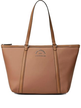 Karl Lagerfeld sac carré Rue St Guillaume médium - Marron