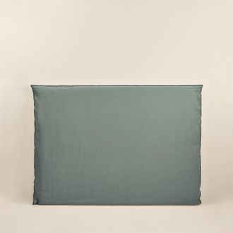 Madura Housse De Tête De Lit Carlina Vert de gris et bourdon noir - VERT