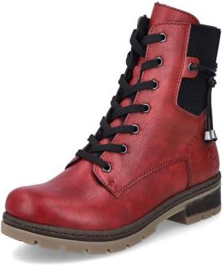 Rieker Bottes & Bottines Femme Y7431, Pointure:39 EU, La Couleur:Rouge