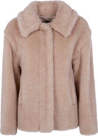 Max Mara Mxmtritone Single Breasted Short Classic Coat