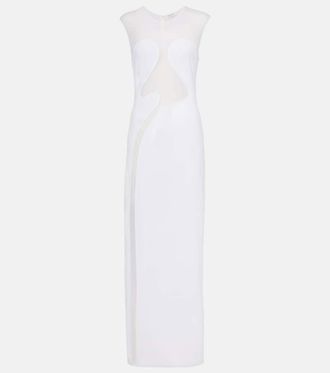 Alaia Alaïa Maxikleid mit Mesh