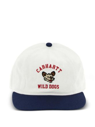 Carhartt Work in Progress casquette Wild Dog &agrave; broderies - Blanc
