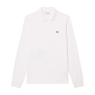 Lacoste Homme, Tops, Blanc, Taille: S Polo L.12.12 Manches Longues Original