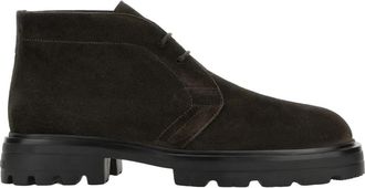 Hogan Refined Brown Suede Lace-Up Shoes - Gr. 9_5 - in Schwarz