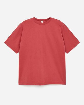 Arket Oversize-T-Shirt 270 GSM -Rot