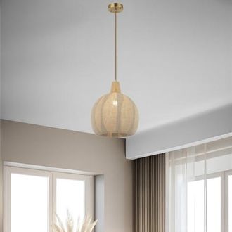 Opviq Antique Lacquer Chandelier, Metal Body, &Oslash;30 cm Glass Cap, Adjustable Height 60-186 cm, E27 Socket, Elegant Lighting for Home Decor, IP20 Rated
