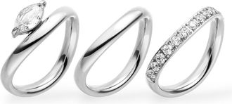 Purelei Lumi Trio Ring Set