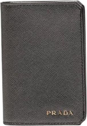 Prada Porte-cartes Pre-owned - Femme - Pre-owned - Noir - Taille: ONE Size