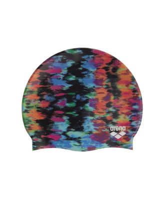Arena Arena HD Elastische Silikon-Schwimmkappe f&uuml;r Erwachsene, Training, Wassersport, Fitness, Schwimmausr&uuml;stung, Chlorschutz, Poolkappe, Tie Dye, Einheitsg