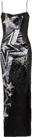 Balmain Besticktes Maxikleid - - Dresses - Damen - Schwarzk - XS