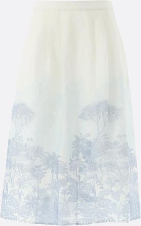 van Laack Rock mit Tropical-Druck