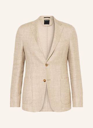 Ermenegildo Zegna Zegna Sakko Extra Slim Fit Mit Leinen beige