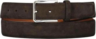 Santoni Verstellbarer Wildleder G&uuml;rtel - - Accessories - Herren - Braun - 100 CM