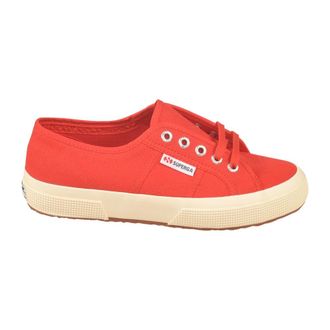Superga Klassische Leinenschuhe - - Shoes - Damen - Rot - 37 1/2 EU