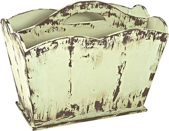 Haku Möbel Zeitungsständer Vintage, Massivholz, MDF - Maße: B 45 cm x H 35 cm x T 25 cm, Style: Industrial