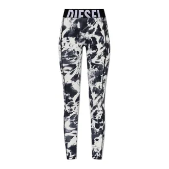 Diesel Adeline-D-Pop Leggings - - Trousers - Damen - Schwarzk - XS