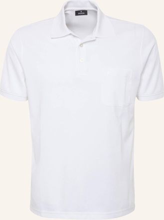 Ragman Ragman Piqué-Poloshirt weiss