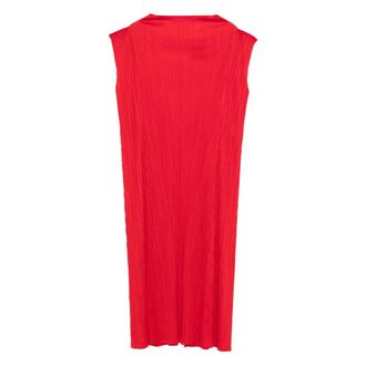 Issey Miyake Damen, Kleider, Rot, MGröße