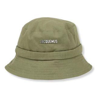 Jacquemus Homme, Accessoires, Vert, Taille: 60 CM Le Bob Gadjo Bucket Hat