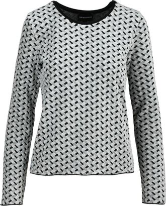 Emporio Armani Femme, Pulls, Gris, Taille: 36 FR Felpa in Ciniglia