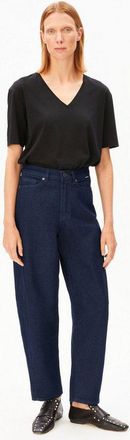 Armedangels T-Shirt V-NECK T-Shirt aus TENCEL Lyocell Mix Loose Fit