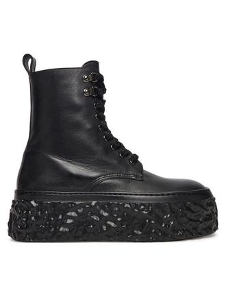 AGL Schn&uuml;rschuhe Magma High D776510PGKA0761013 Schwarz