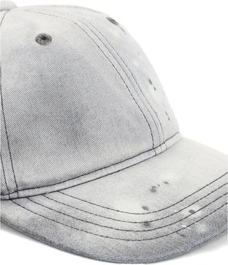 Our Legacy A2268BOC Washed Cotton-Blend Baseball Cap - Gray