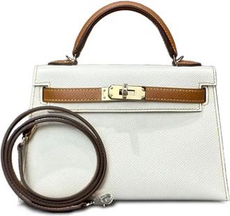 Hermès mini sac à main Kelly Sellier 20 Epsom (2022) - Tons neutres