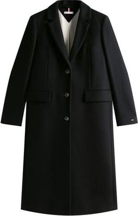 Tommy Hilfiger langer Mantel in gemischter Wolle und Kaschmir