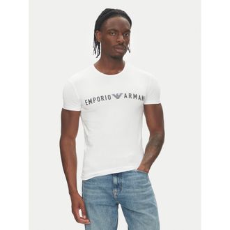Emporio Armani T-Shirt EM000375 AF10772 U0002 Wei&szlig; Slim Fit