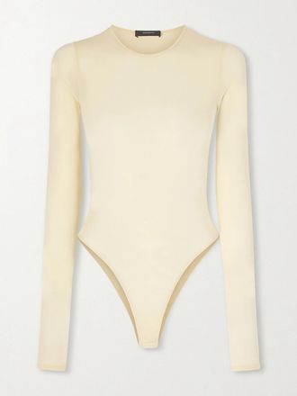 Wardrobe.NYC Body En Jersey Stretch - Jaune