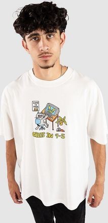 A.Lab Cries In 9-5 Boxy T-Shirt blanc white