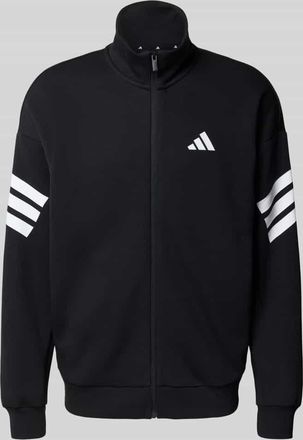 adidas Sweatjacke mit Rei&szlig;verschluss