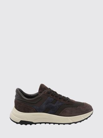 Hogan Baskets Hyperlight en cuir et mesh avec semelle crant&eacute;e