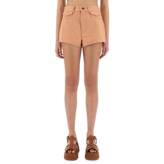 Chlo&eacute; Femme, Shorts, Rose, Taille: 38 FR Short Shorts