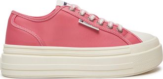 Tommy Jeans Sneakers aus Stoff Tommy Jeans Foxing EN0EN02713 Rosa