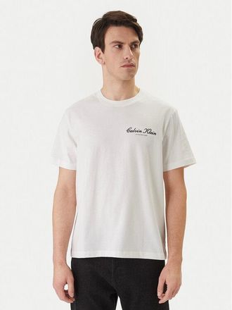 Calvin Klein Jeans T-Shirt LV04RF822G Wei&szlig; Regular Fit