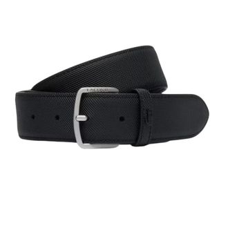 Lacoste Ceinture Petit Piqu&eacute; - Homme - Accessoires - Noir - Taille: 115 CM