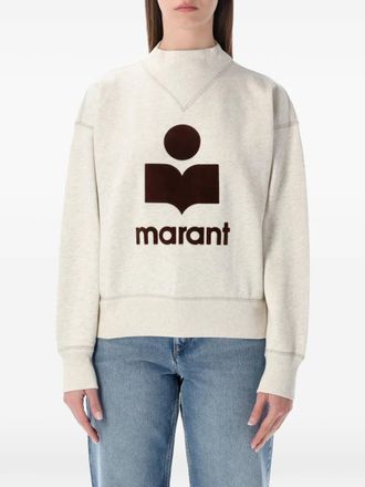 Isabel Marant logo crew neck - Nude