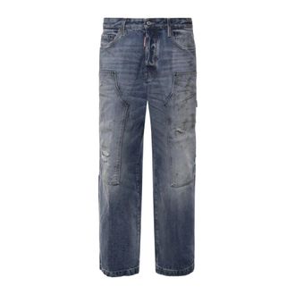 Dsquared2 Grease Monkey Spot Baggy Carpenter Jeans - - Jeans - Herren - Blau - L