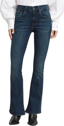 G-Star Femme, Jeans, Bleu, Taille: W28 L34 3301 Flare Jeans