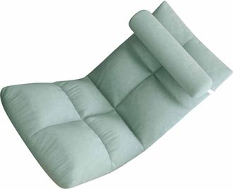 Generic Bodenstuhl Faltbar mit Lendenkissen, Lounge-Sofa mit 5 einstellbaren Positionen und R&uuml;ckenst&uuml;tze, flauschig-weiches Sitzsack-Schlafsofa f&uuml;r den Boden 