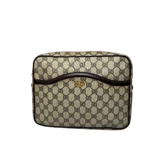 Gucci Pre-owned Vintage Ophidia Clutch - Femme - Pre-owned - Beige - Taille: ONE Size