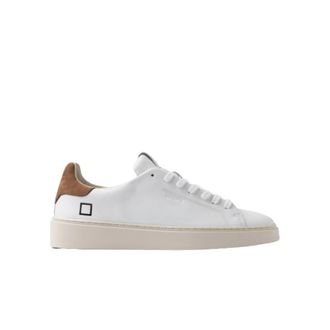 D.A.T.E. Leder-Sneakers f&uuml;r stylishe Looks - - Shoes - Herren - Wei&szlig; - 43 EU
