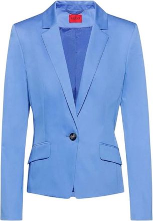 HUGO BOSS Femme, Vestes, Bleu, Taille: 38 FR Alaias Blazer