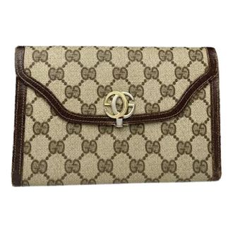 Gucci Pre-owned Leder Portemonnaie - - Pre-owned - Damen - Beige - ONE SIZE